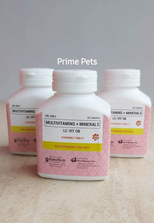 LC VIT OB 30 Chewable Tablets for Pregnant/Lactating Dogs | Lazada PH