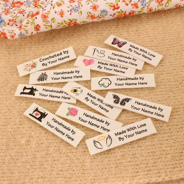 Custom Ironing Labels, Tags For Handmade Items, Iron On Label, Custom ...