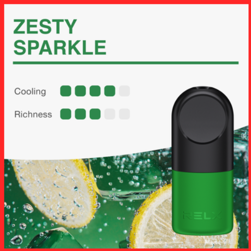 Gogo 100% Original Legit Valid QR Relx Pro Pod Zesty Sparkle Sprite ...
