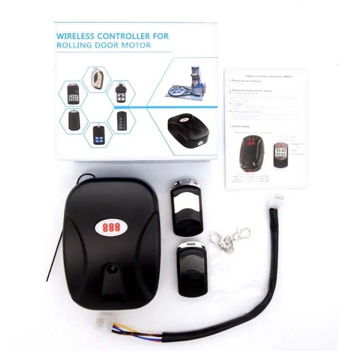 Universal Motorized Chain Roller Motor Remote Control 433mhz ...