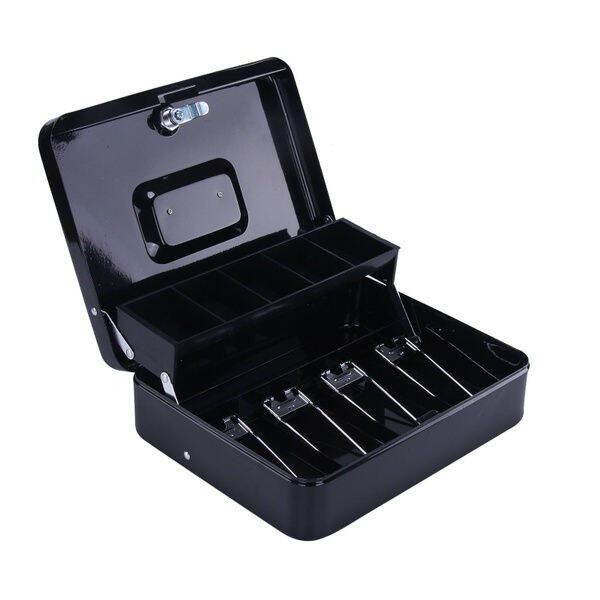 CASHBOX001- Multigrid Security Cash Box Drawer Safe Storage Convenience ...