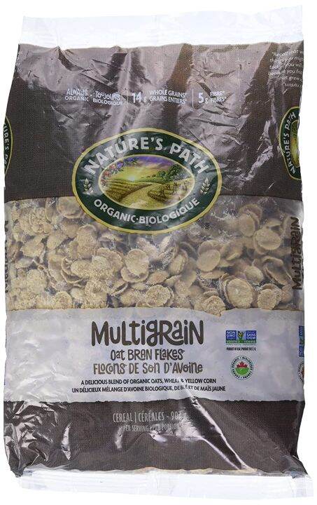 Nature's Path Organic Cereal, Multigrain Oat Bran, 32 Oz Bag (Pack of 6 ...