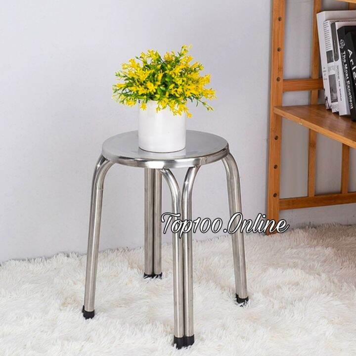 Bangku Stainless Steel Kursi 47cm Tebal | Lazada Indonesia