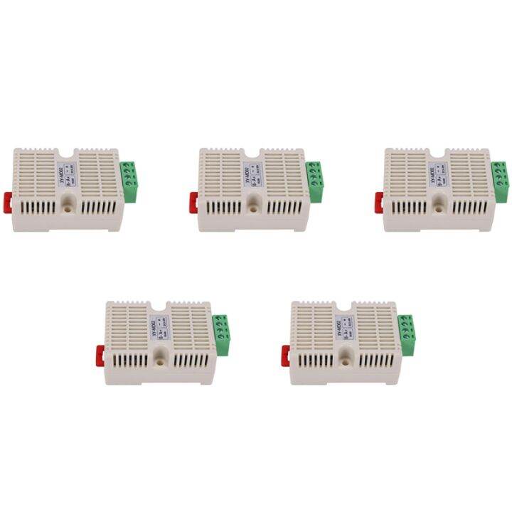 5x Temperature And Humidity Transmitter Rs485 Serial Communica Temperature Sensors Sht20 Modbus 