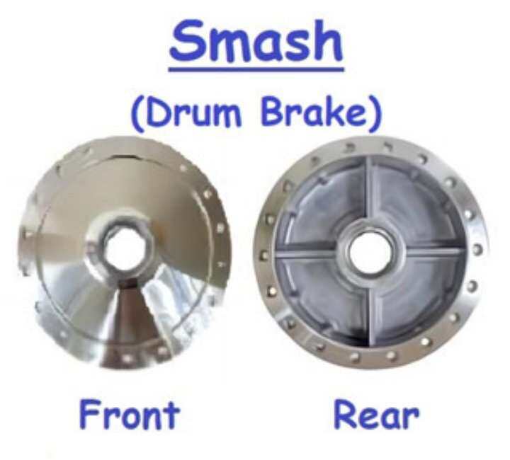 Smash (Drum Brake) - Front + Rear Hub | Lazada PH