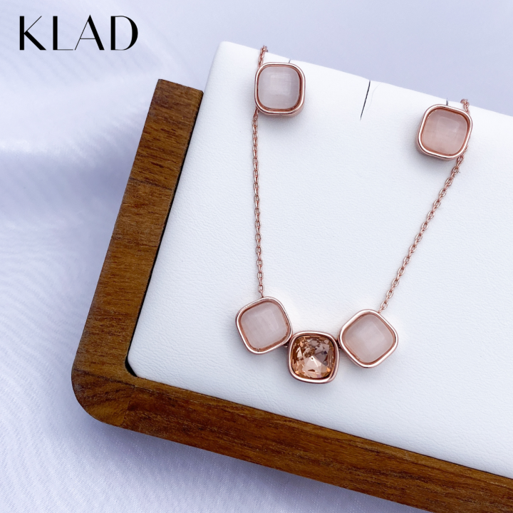 KLAD Carmen Jewelry Set: Necklace & Earrings (Cat's Eye Collection) by ...