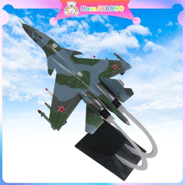 Moon AYAMOO 1:72 Aircraft Toy SU34 Fighter Model Miniature Airplane ...
