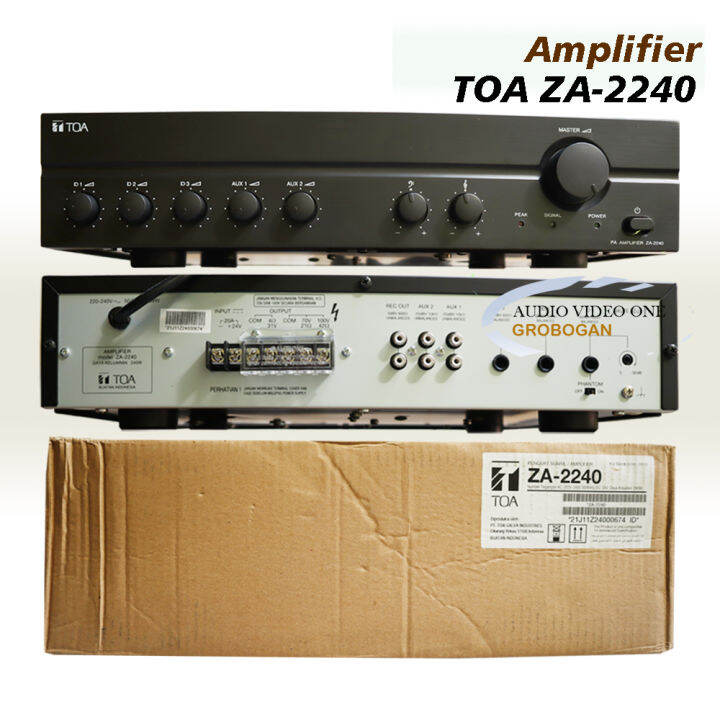 Toa Amplifier ZA-2240 Power Ampli Masjid dan Gedung Toa-ZA 2240 Asli ...