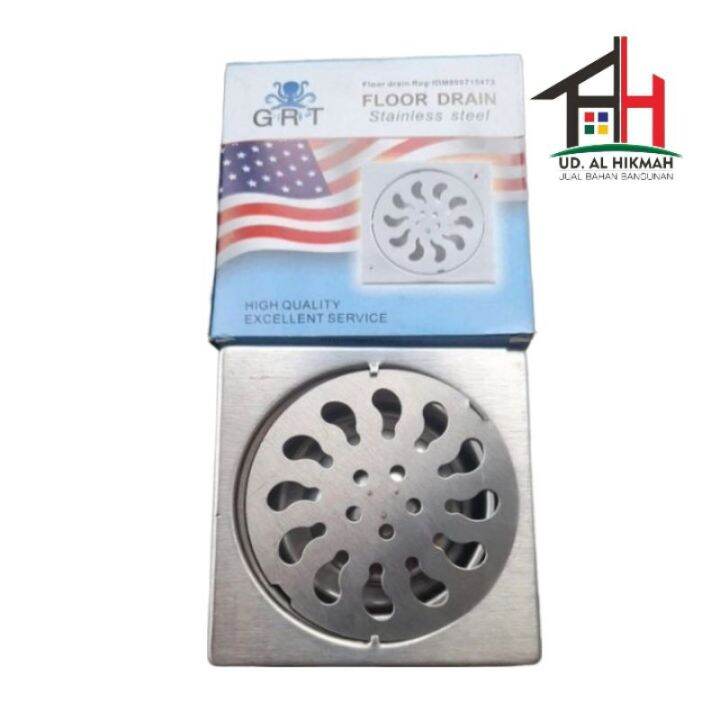Sarangan / Saringan Got stainless / Floor Drain Stenlis GRT | Lazada ...
