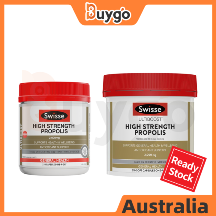 Swisse Ultiboost High Strength Propolis 210/300 Capsules | Lazada