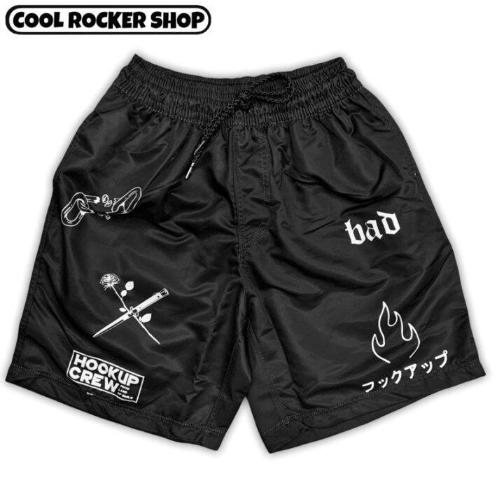 Cool Rocker : กางเกงขาสั้นสีดำคลาสสิค งานสวยๆ ผ้าดีๆ แมตช์กับเสื้อผ้า ...