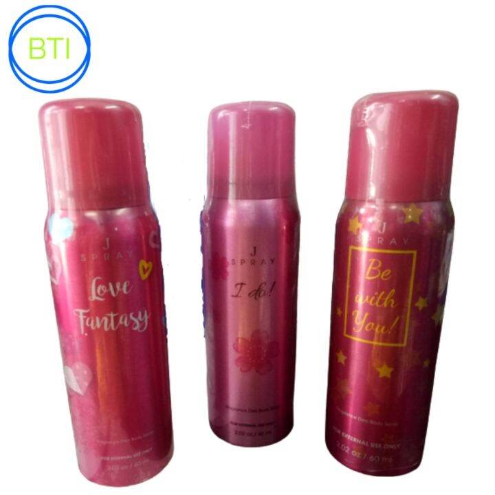 J Spray Series (I Do!/Be With You!/Love Fantasy) 60mL | Lazada PH