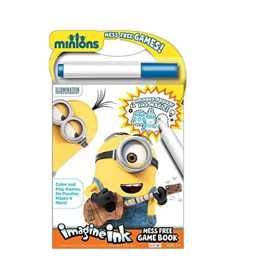 Bendon Minions Imagine Ink Mess Free Game Book | Lazada PH