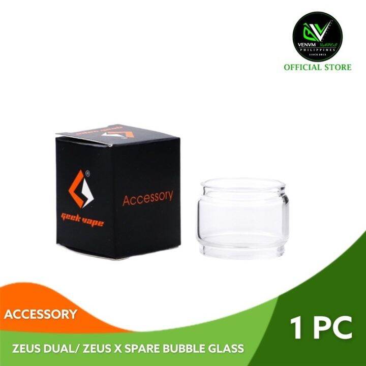 ORIGINAL ZEUS DUAL RTA / ZEUS X SPARE BUBBLE GLASS | Lazada PH