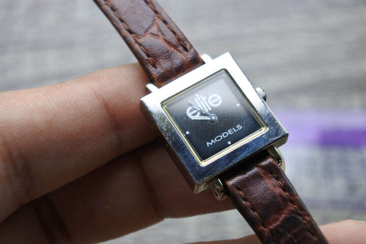 นาฬิกา Vintage มือสองญี่ปุ่น ALBA ELITE Y150 5K50 ระบบ QUARTZ ผู้หญิง ...