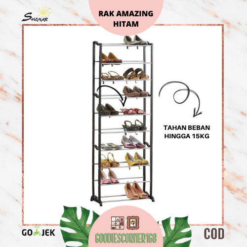 GUNUNG MAS RAK AMAZING HITAM MULTIFUNGSI GANTUNG JILBAB HIJAB ATAU RAK ...