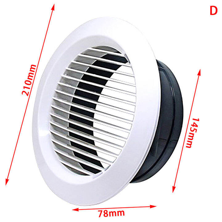 STF Graceful Adjustable air ventilation cover round ducting ceiling ...