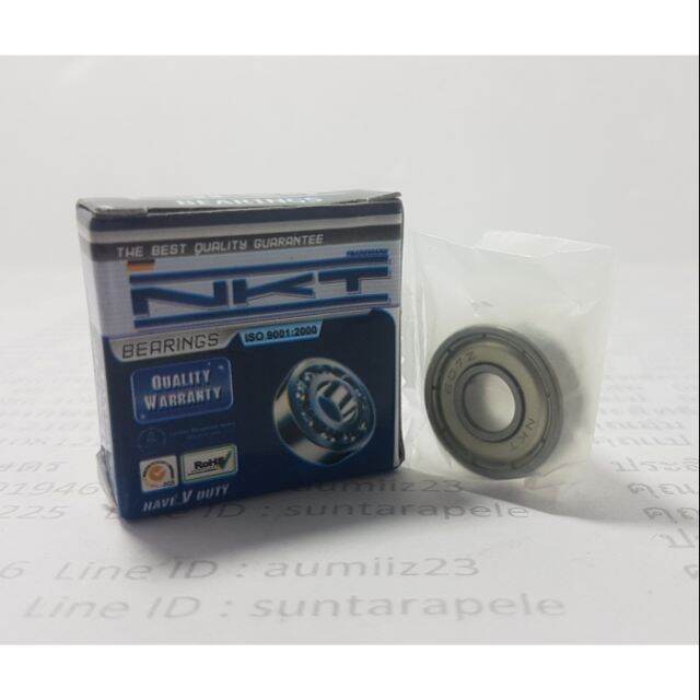 ตลับลูกปืนเครื่องมือช่าง ไฟฟ้า NKT 607ZZ ขนาด 7×19×6 mm | Lazada.co.th