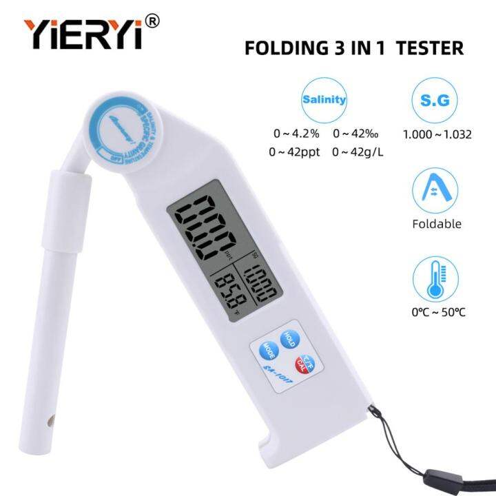 yieryi SA-1017 Pocket Folding salinity tester/ specific gravity ...