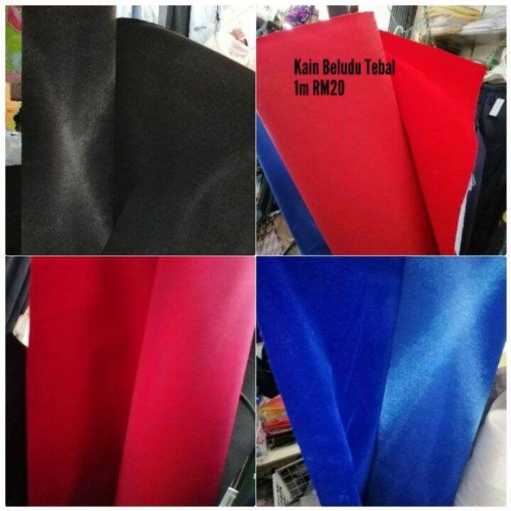 Kain Beludu / Kain Baldu (Tebal) | Lazada