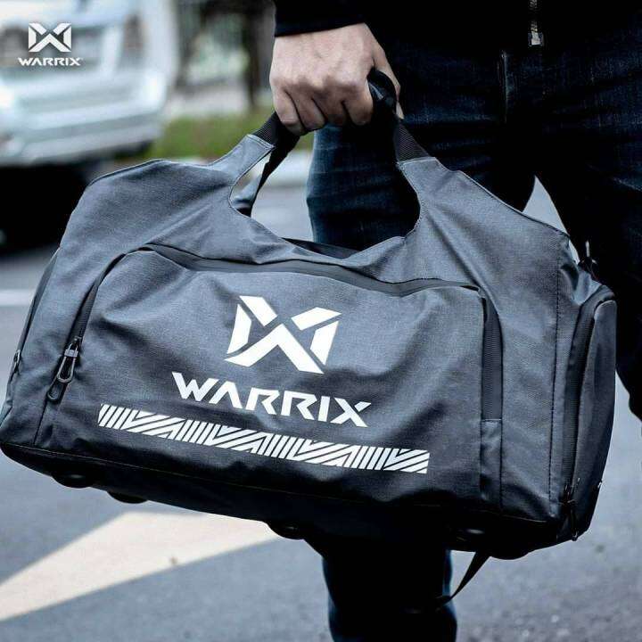 WARRIX กระเป๋าเดินทาง กระเป๋าเดินทางทรงหมอน กระเป๋าเดินทางสะพายข้าง WARRIX GYM BAG WB-ALA207 ...