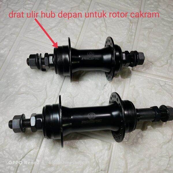 Hub bos tromol lubang 36 holes drat ulir muka dan belakang pacific ...