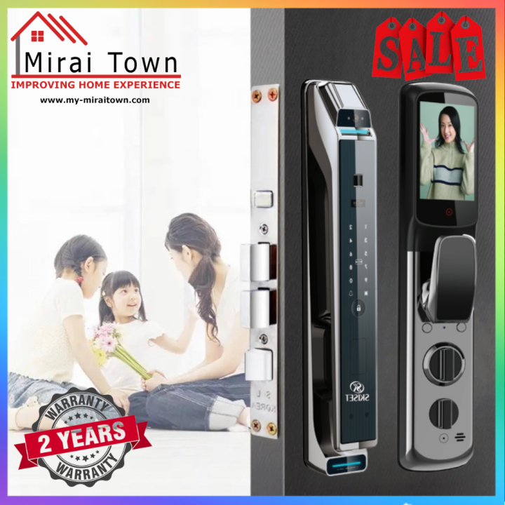 SKISET Fingerprint Smart Door Lock Password Keyless Apartment Room Lock ...