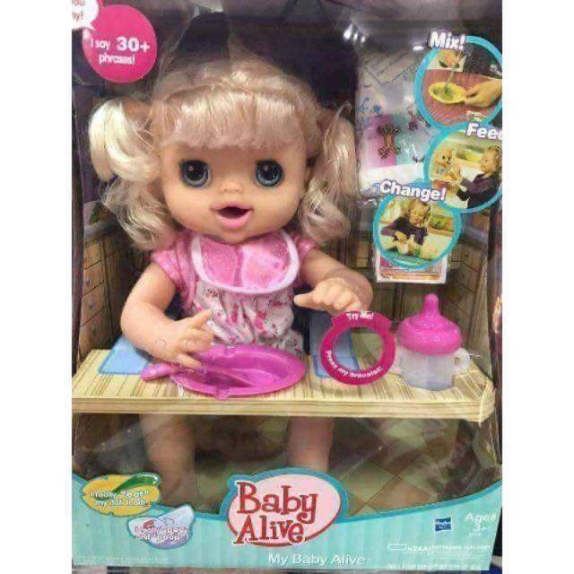 BABY ALIVE with spoon/plate and bottle | Lazada PH