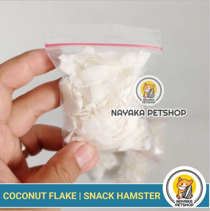 Snack Hamster Dried Coconut Flakes Kelapa Serut Kering Cemilan Ekstra ...