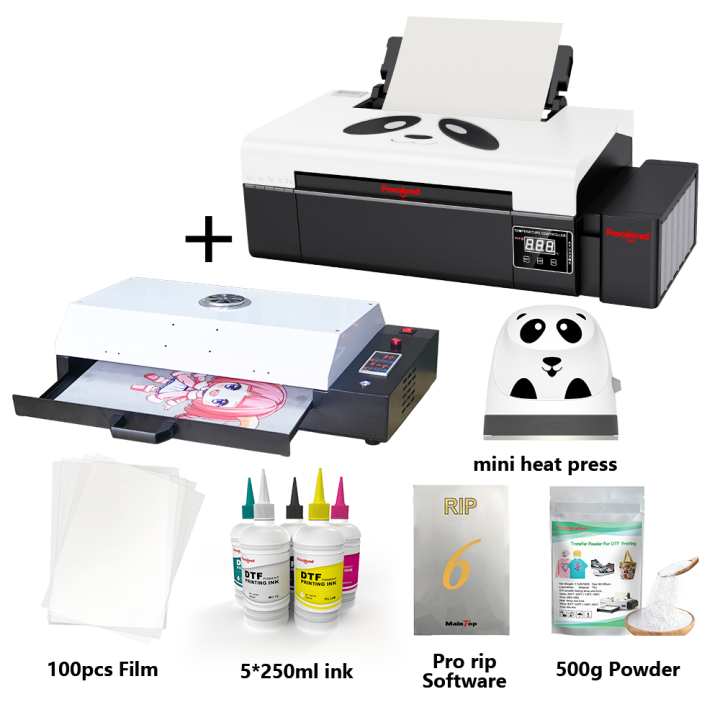 Procolored DTF-A4โดยตรงกับฟิล์ม DTF Transfer เครื่องพิมพ์เสื้อผ้า ...
