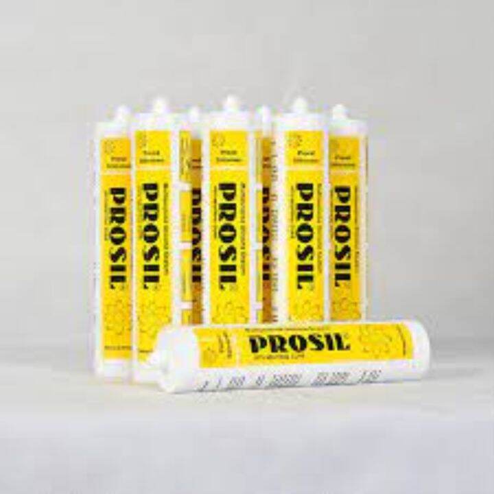 PROSIL MULTIPURPOSE SILICONE SEALANT 300ML CLEAR/BLACK/GRAY/WHITE ...