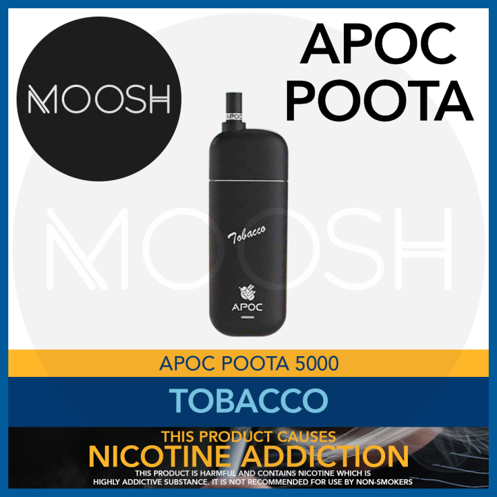 Apoc Poota 5000 Puffs Dispo Pod - Cramel Tbacco | Lazada PH