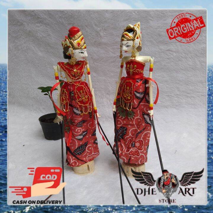Wayang Golek 35cm Pasangan Rama dan Sinta (2 Golek) | Lazada Indonesia