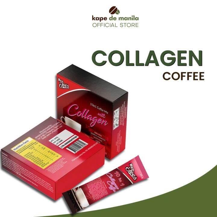 Kape De Manila Collagen Coffee 1 Box 10 Sachets | Lazada PH