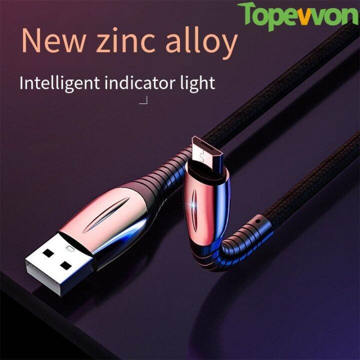 Topewon Micro USB Cable 5A LED Fast Charging Micro Data Cord for Huawei ...