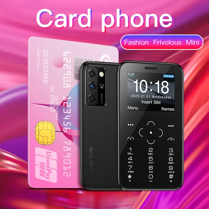 ใหม่ Ultra-Thin SOYES S10P มินิการ์ดโทรศัพท์ 2G GSM 400mAh 1.54 ''MTK6261M โทรศัพท์มือถือแฟชั่น ...