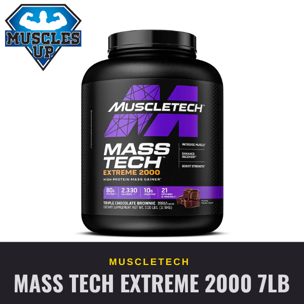 【AUTHENTIC】Muscletech Mass Tech Extreme 2000 7lb - Mass Gainer | Lazada