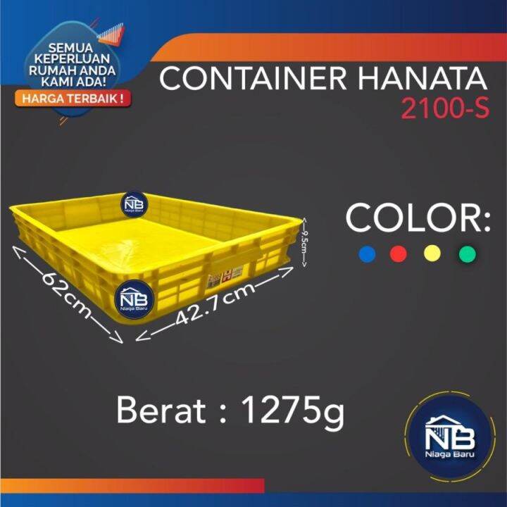 BOX CONTAINER HANATA 2100 S KHUSUS BOGOR DAN GOJEK | Lazada Indonesia