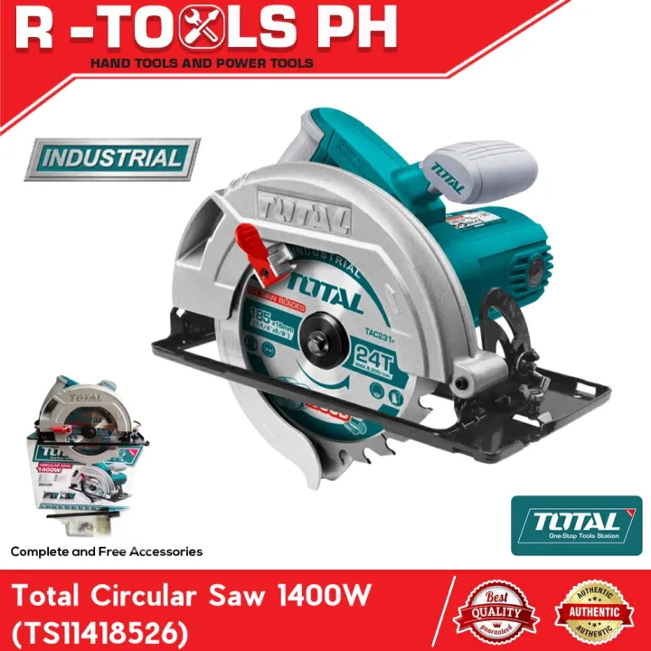 Total Circular Saw Super Select 1400w (TS11418526) (Authentic) | Lazada PH