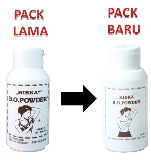 HIBKA B.O POWDER 80GM Bedak Ketiak Anti Bau | Lazada
