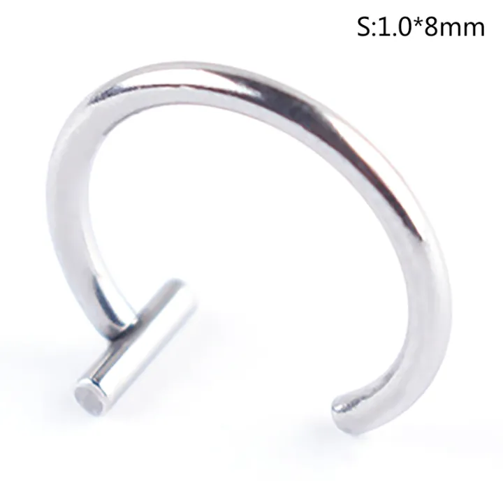 TANG Women Lips Rings Nose Ring Piercing Clip mouth Ring Fake Piercing ...
