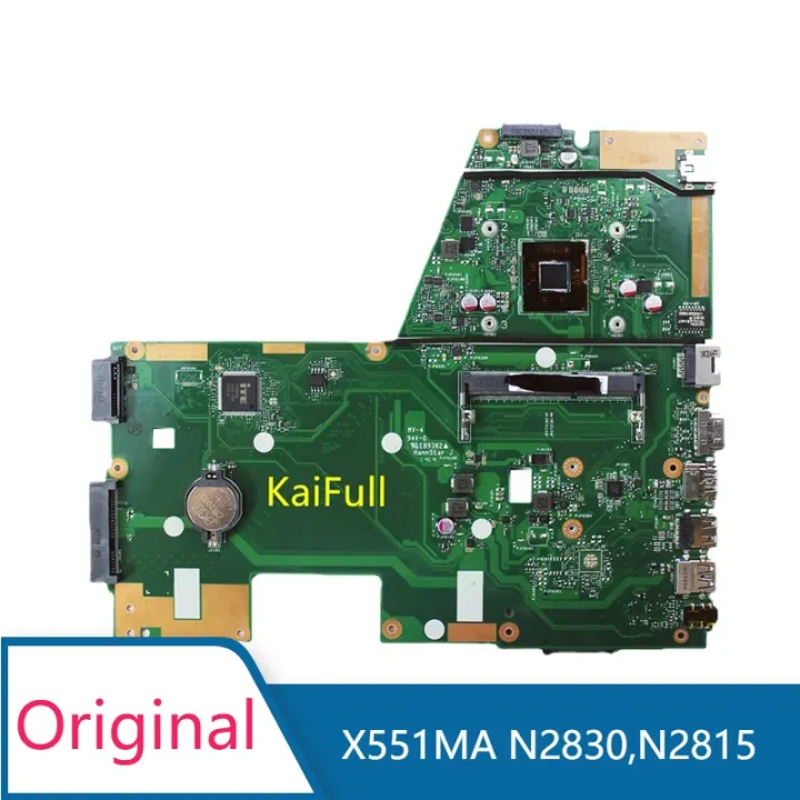 X551MA แล็ปท็อปเมนบอร์ด REV2.0 N2830N2815 CPU สำหรับ A SUS D550M F551M ...