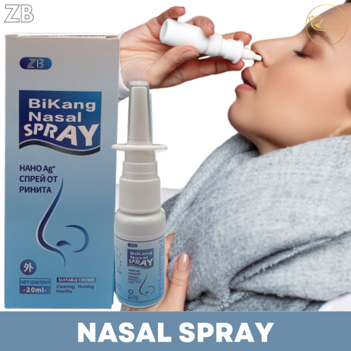 Nano Silver Ion Nasal Spray Acute Chronic Rhinitis Sinusitis Congestion ...