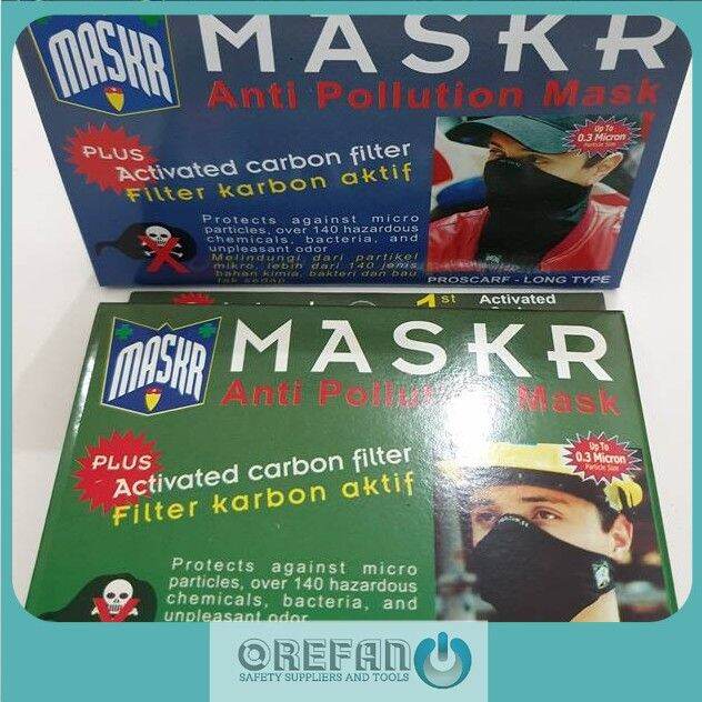 MASKER SAFETY MOTOR PROYEK INDUSTRI KAIN MASKR KARBON AKTIF ORIGINAL TYPE SHORT DAN LONG ...