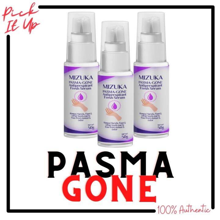 MIZUKA PASMA GONE Antiperspirant Anti Pasma Anti Sweat underarm,GAMOT ...
