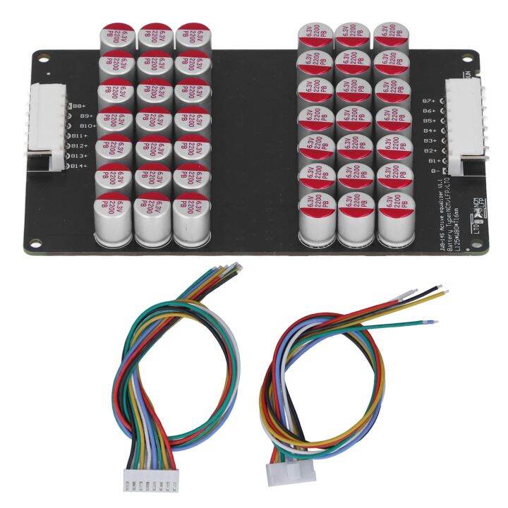Active Equalizer Module 10‑14S Lithium Battery Balancer Board for LTO LFP Universal 1.8V‑4.5V ...