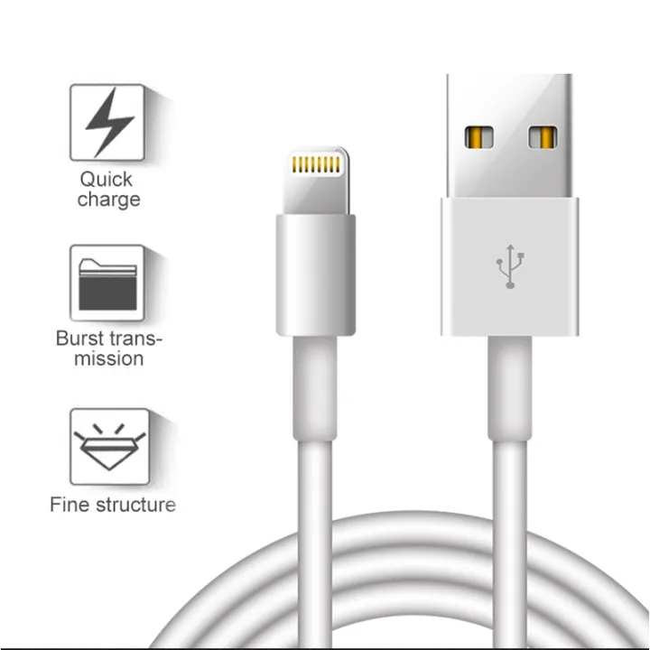 iPhone Lightning Cable Charger 18W 20W USB-C Power Adapter Cable Cord ...