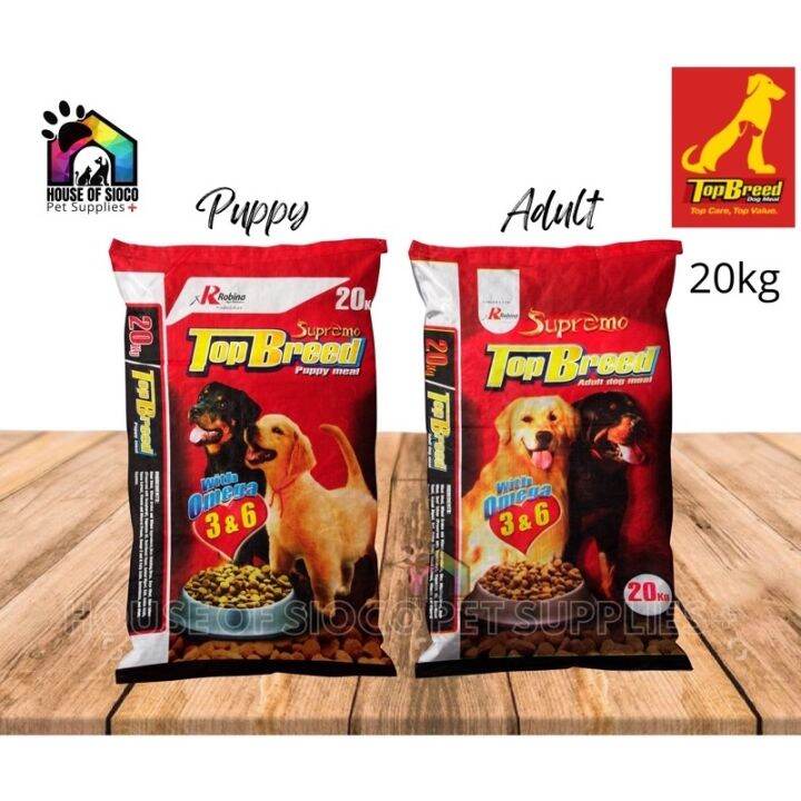 Top Breed For Adult Puppy Dry Dog Food 20kg | Lazada PH