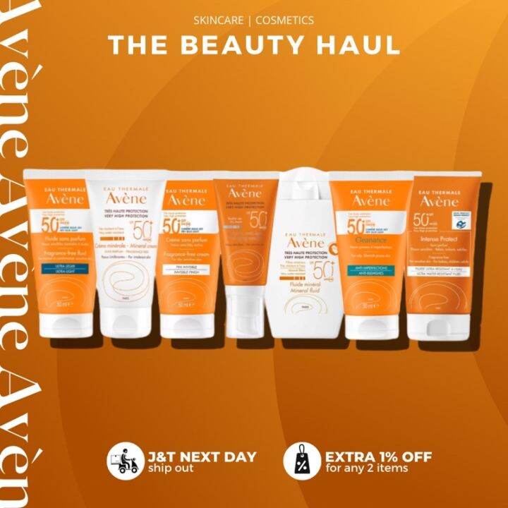 Avene Cleanance Anti-Imperfection Sunscreen | Mineral Fluid | Cream ...