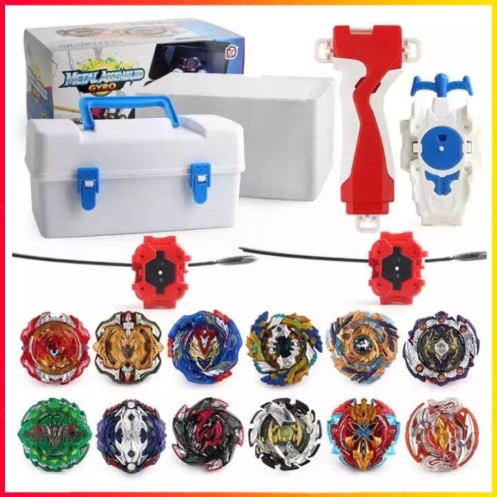 COD Spot 12 Styles Bayblades Metal Fusion Beyblade Set Storage Box Top ...